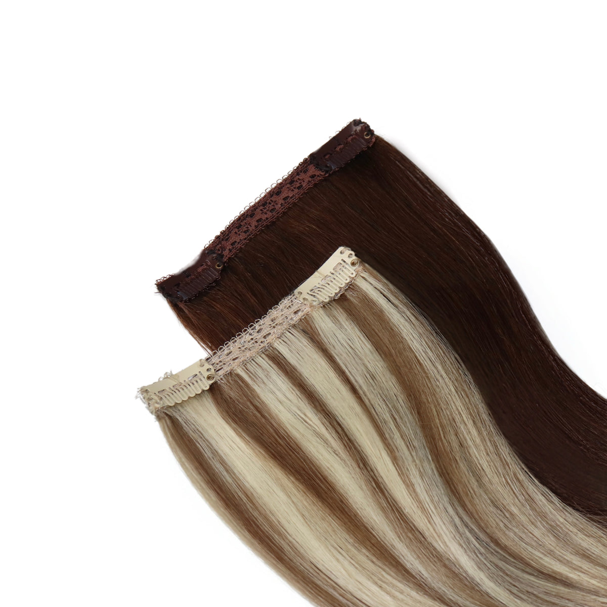 16" Bunny Beach -4Q/12C Highlight, Crown Clip-In Hair Extensions (20G ...